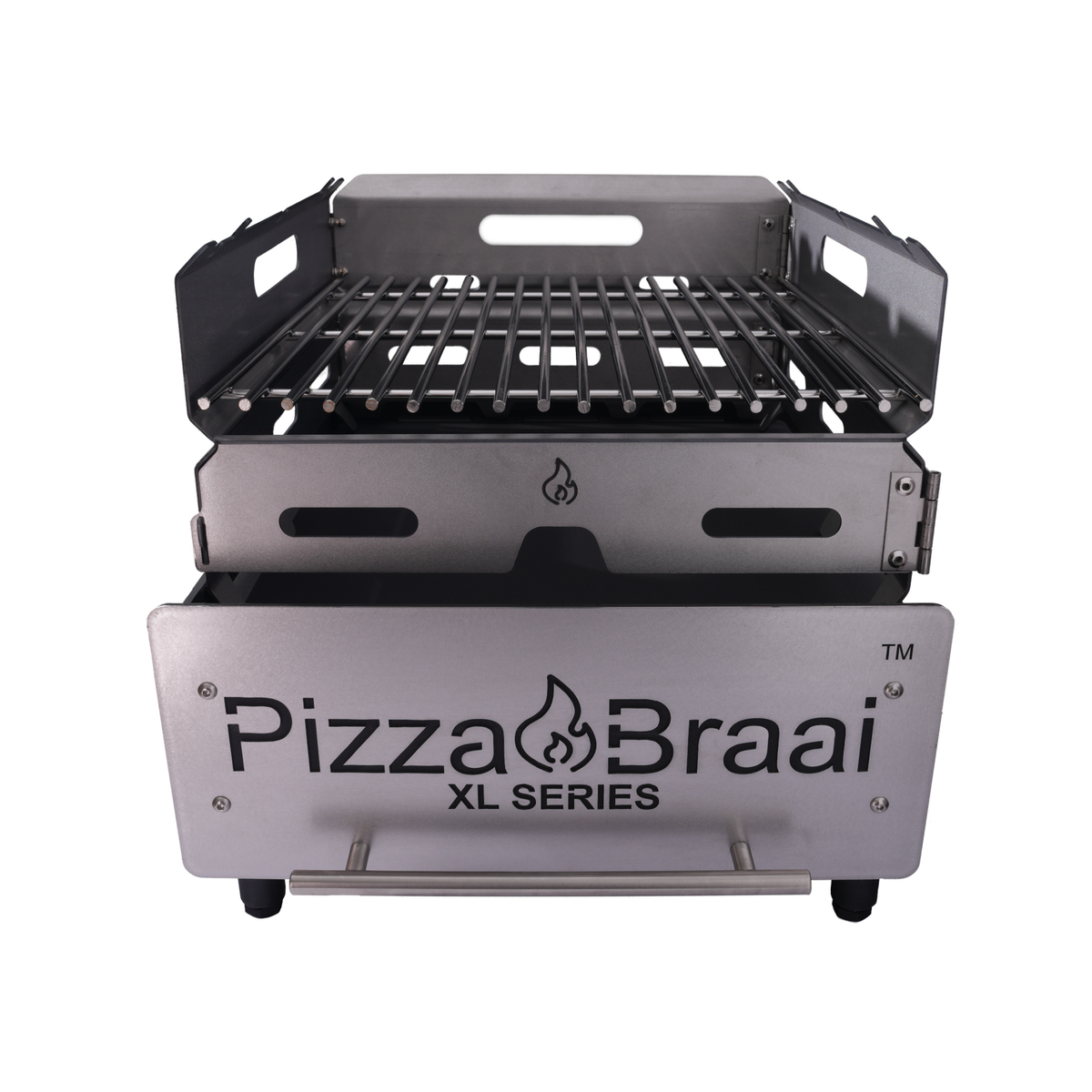 Pizza Braai™ Windshield & Stainless Steel Grid - XL & Original (Pizza